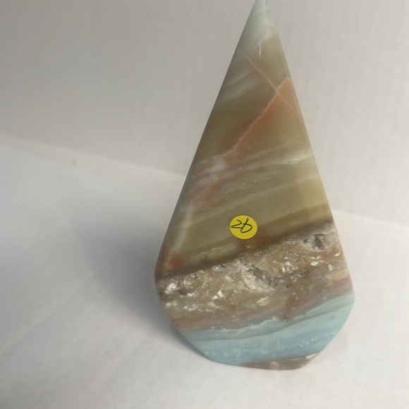 Caribbean calcite | Art | Caribbean Calcite Teardrop 6 Inches Tall ...